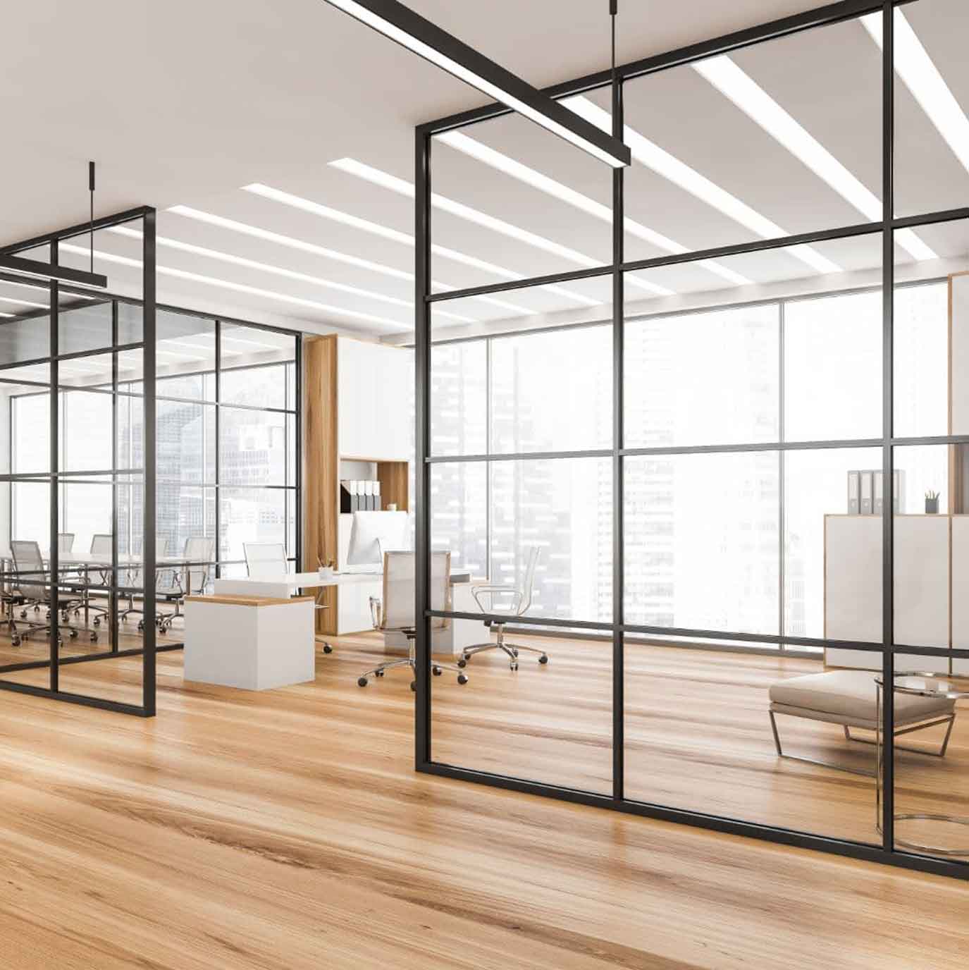 Super jumbo glass partition - ZTS Technical Services
